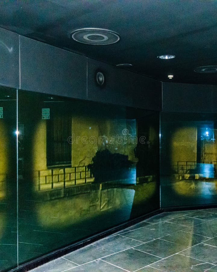 Video Projection at Indoor Exhibition Gallery Editorial Photography ...