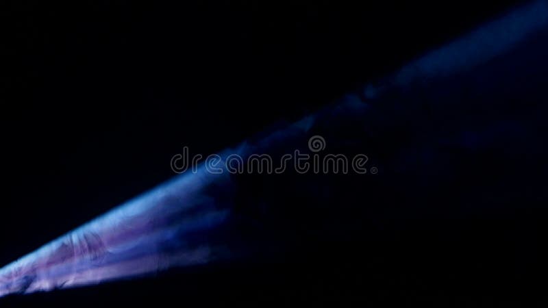 Video Projector Projects Image Onto Screen. Beam Projector in Smoke ...