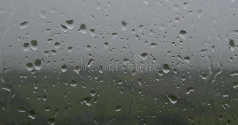 A Video of Raindrops on a Window, Taken from the Inside Looking Out ...
