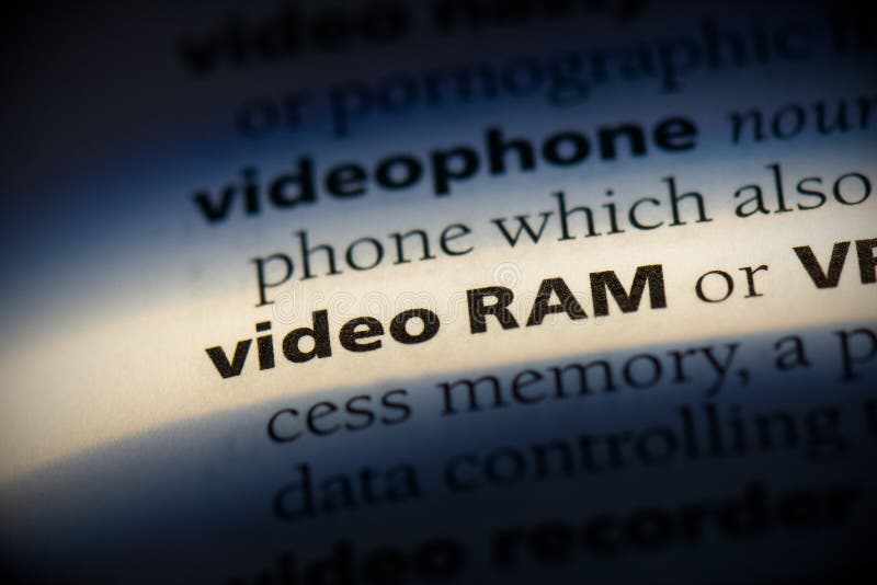 Video ram stock image. Image of close, linguistic, closeup - 161576749