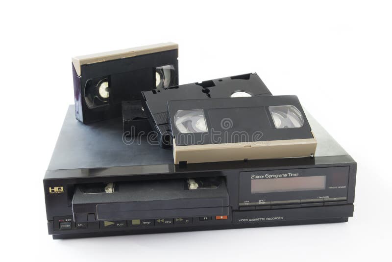 Video Recorder stock photo. Image of black, medium, cassettes - 53321186