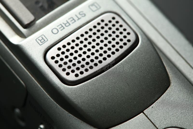 Video recorder scene. stock image. Image of chrome, head - 111022561