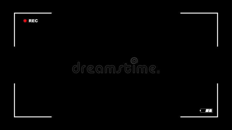 Video Recording Frame Layout Viewfinder, Camera Viewfinder, Video ...