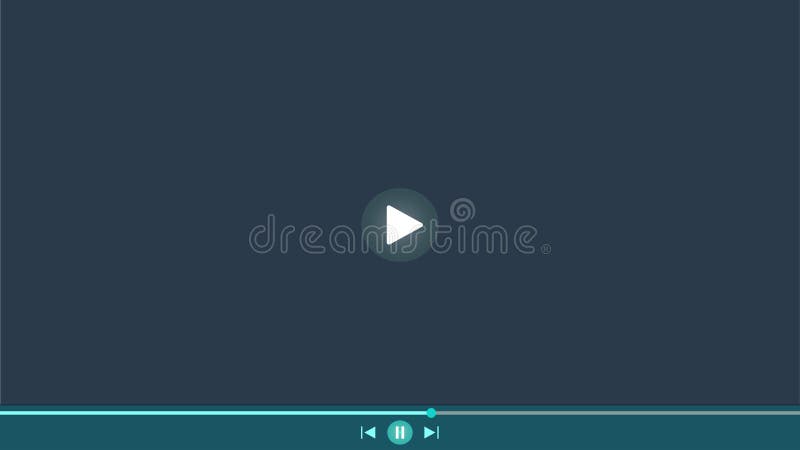 Video Screen Icon, Screenshot of Video Player, Video Streaming, Play ...