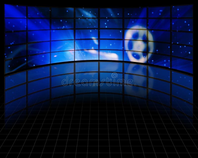 Video Screens stock illustration. Illustration of monitor - 78646741