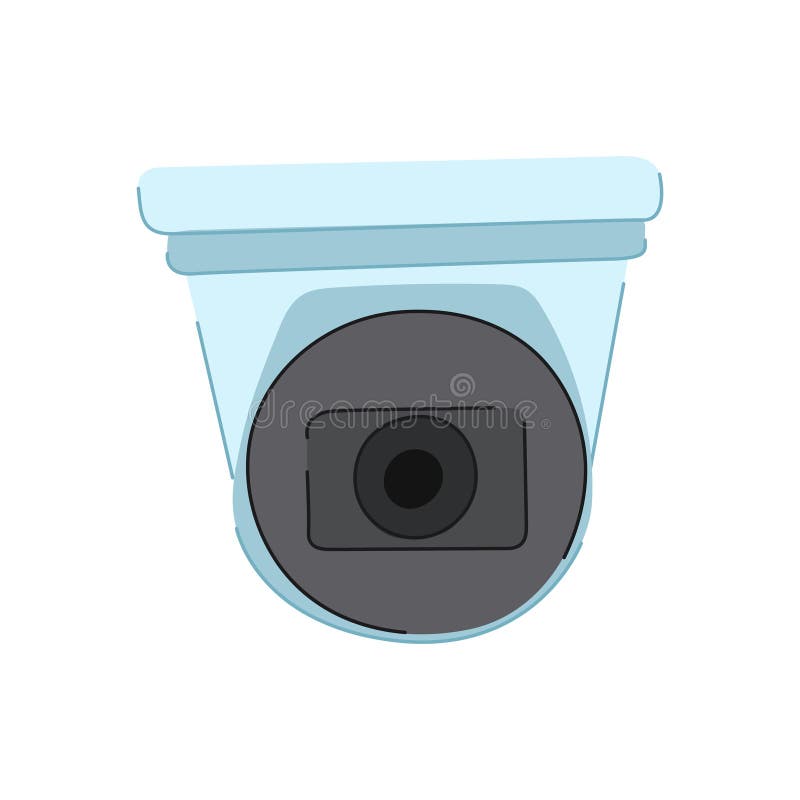 Video Security Camera Cartoon Vector Illustration Stock Vector ...