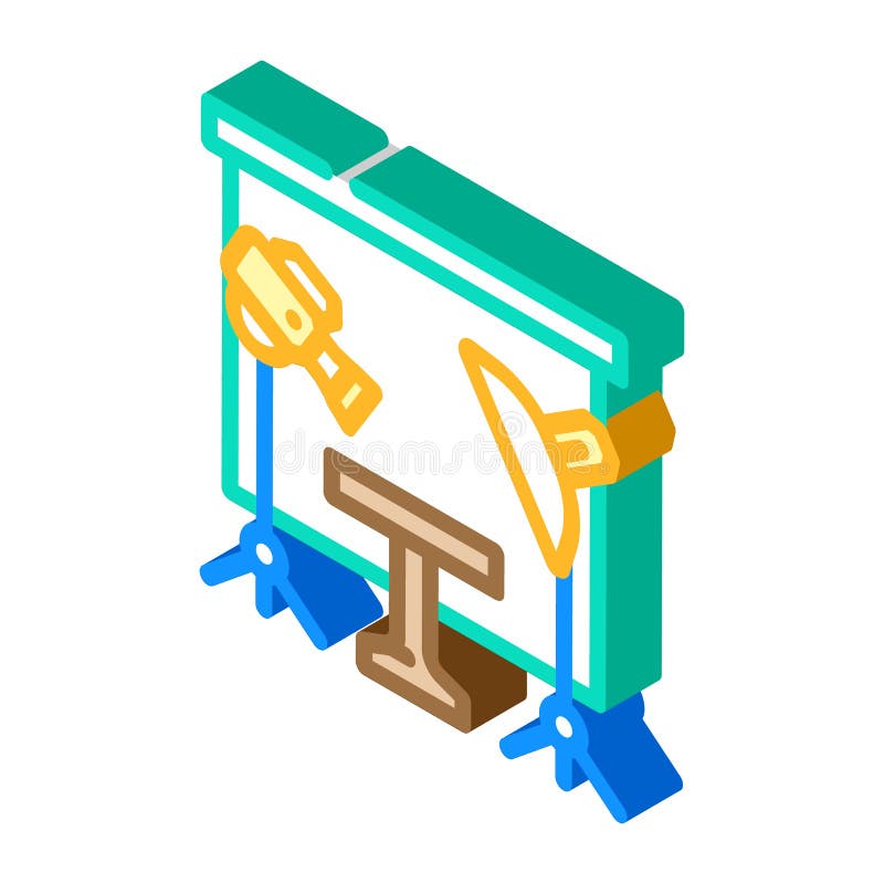 Video Shooting Studio Isometric Icon Vector Illustration Stock Vector ...