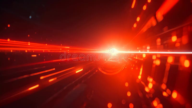 An Video Showcasing an Abstract Background Featuring Vibrant Lights and ...