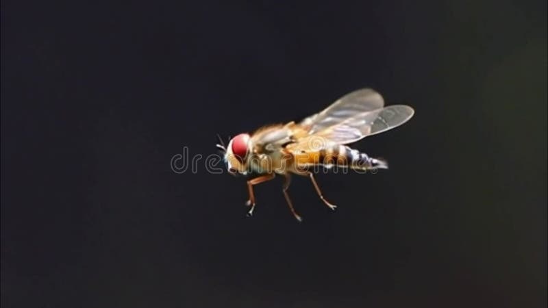 The Video Shows a Fly that Moves Stock Video - Video of insect ...
