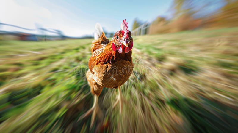 This Video Shows a Guy Chasing and Capturing Chickens on a Ranch Stock ...