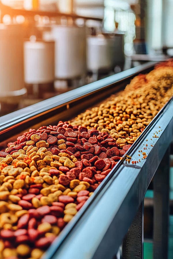 This Video Shows the Production of Pet Food, Showing the Process of ...