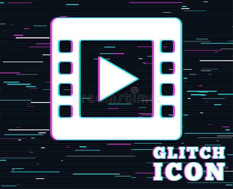 Video Sign Icon. Video Frame Symbol Stock Vector - Illustration of ...