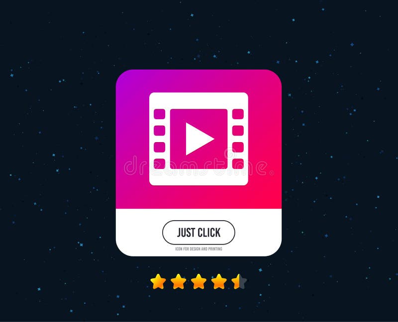 Video Sign Icon. Video Frame Symbol. Vector Stock Vector - Illustration ...