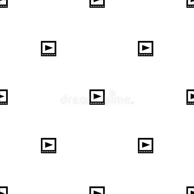 Video Sign Icon. Video Frame Symbol Stock Vector - Illustration of ...