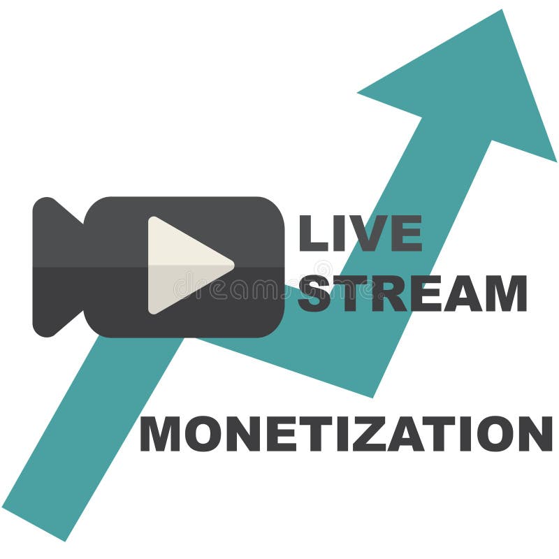 Video Stream Vector Icon. Vector Stock Vector - Illustration of ...