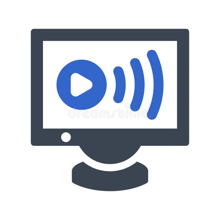 Video Streaming Icon stock vector. Illustration of vector - 319459414