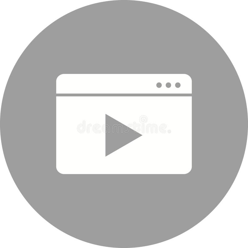 Video Streaming stock vector. Illustration of play, player - 79139856