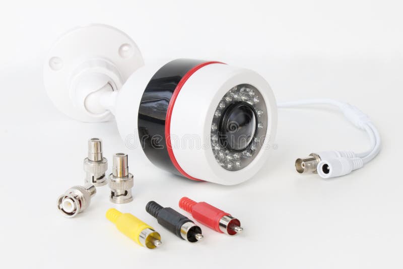 Video Surveillance Camera and Adapters for Transmitting Analog Video ...