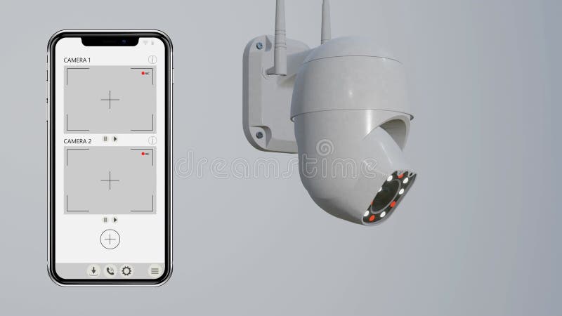 Video Surveillance Camera. CCTV - Security System Stock Video - Video ...