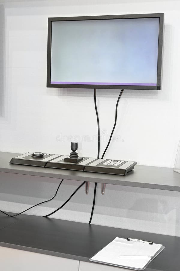 Security surveillance desk stock photo. Image of data - 23941840