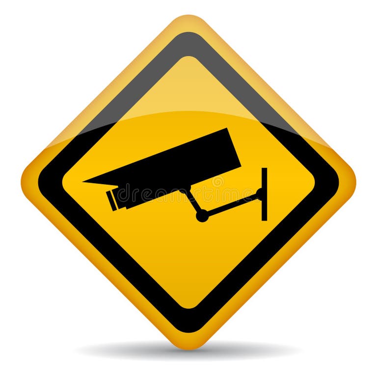 Video Surveillance Signs Stock Illustrations – 710 Video Surveillance ...