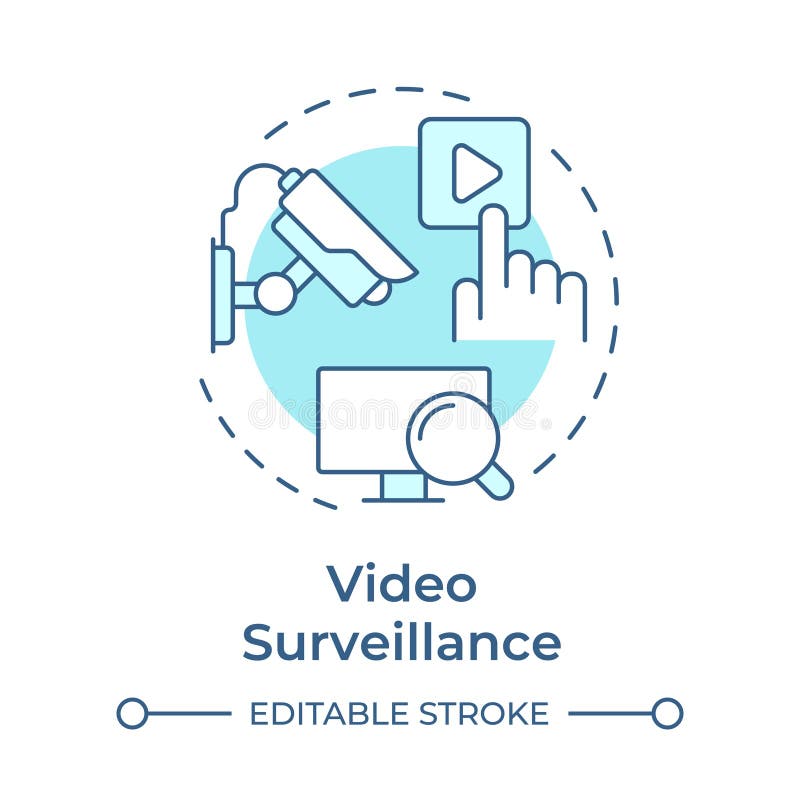 Surveillance Concept Icon Stock Illustrations – 25,031 Surveillance ...