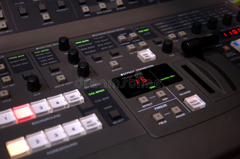 Video Switcher stock image. Image of booths, compositing - 510241
