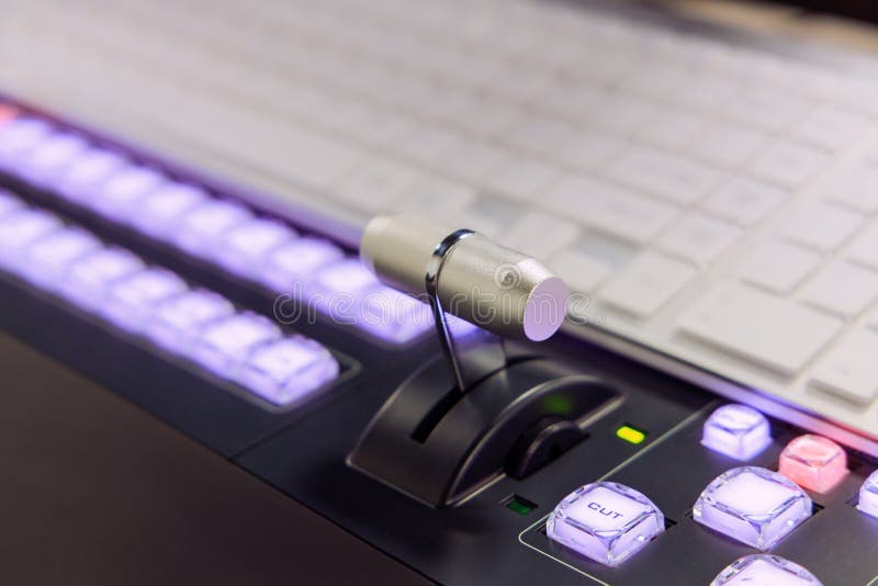 Video Switcher Control Video Panel for Online Broadcasting a Streaming ...