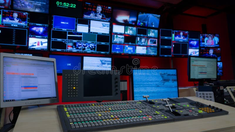 Video Switcher with a Lot of Color Buttons Editorial Photo - Image of ...