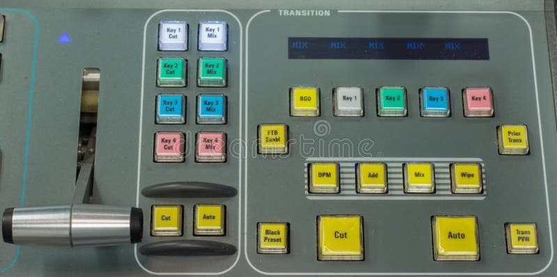 Video switcher stock photo. Image of news, edit, mixing - 47917508