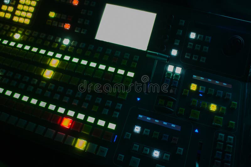 Video switcher stock image. Image of gear, broadcasting - 51482683