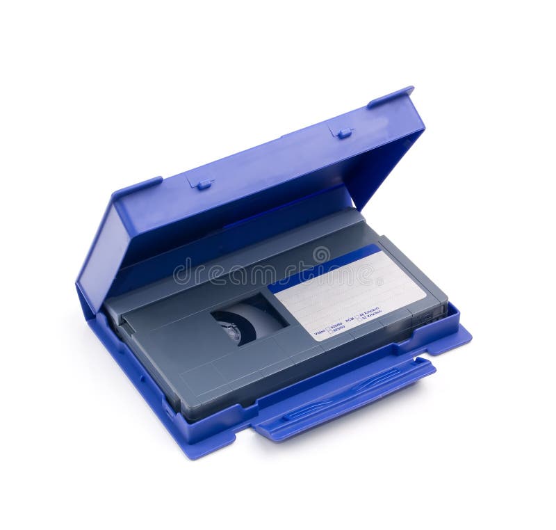 Video tape in case stock photo. Image of plastic, isolated - 11473010