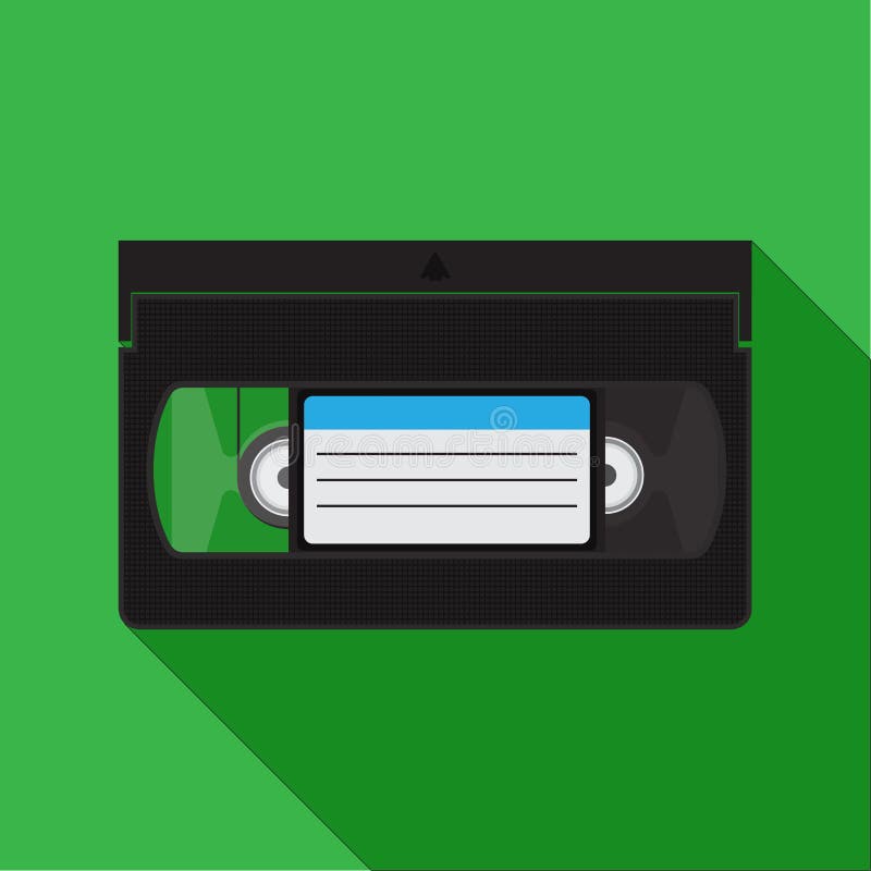 Video tape icon stock illustration. Illustration of symbol - 157118875