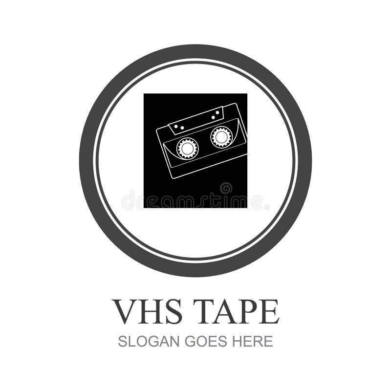 Video Tape VHS Logo Template Vector Illustration Design Stock Vector ...