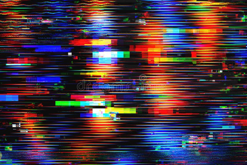 Video Technology Glitch Background As Wallpaper or Tech Related Graphic ...