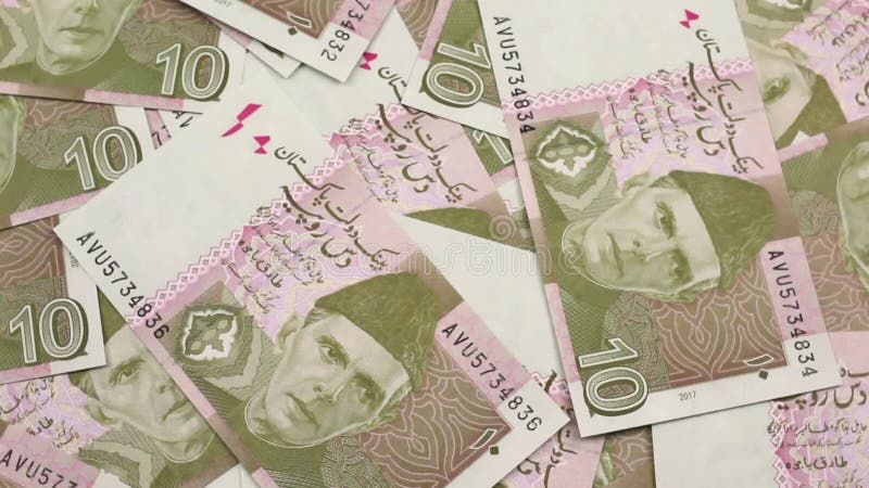 Pakistani Currency Note Dry on a Clothespin Ope Stock Footage - Video ...