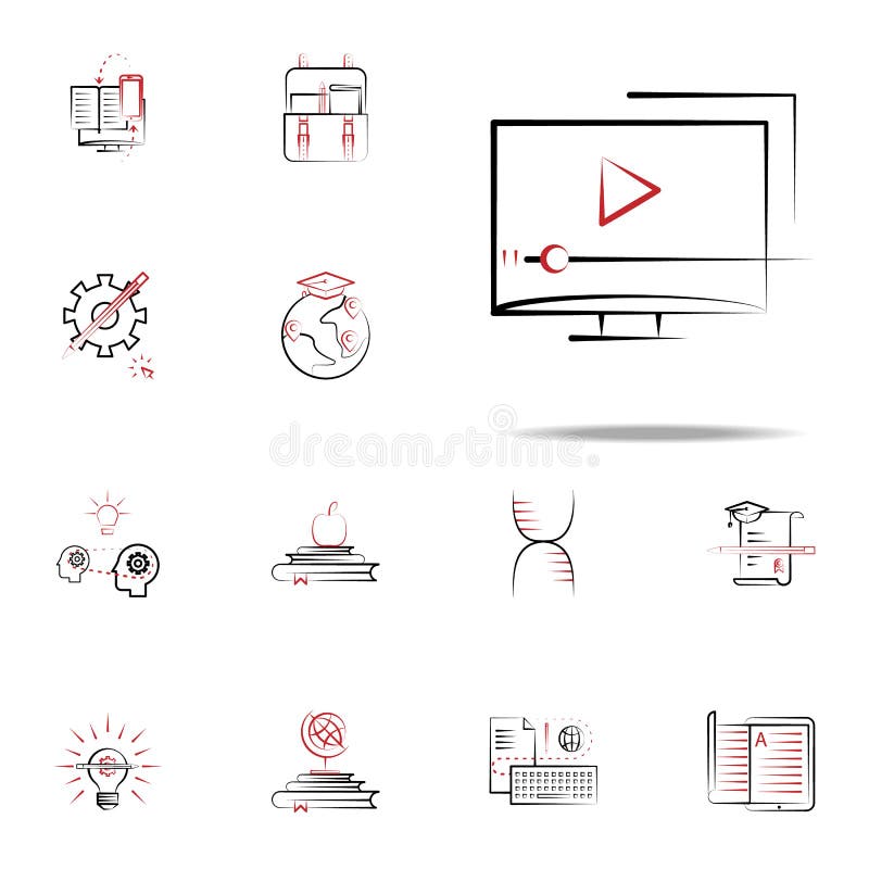 Video Tutorials Icon. Education Icons Universal Set for Web and Mobile ...