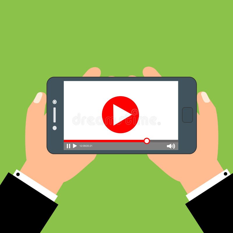 Video Tutorials, Study and Learning Concept. Vector Flat Illustration ...