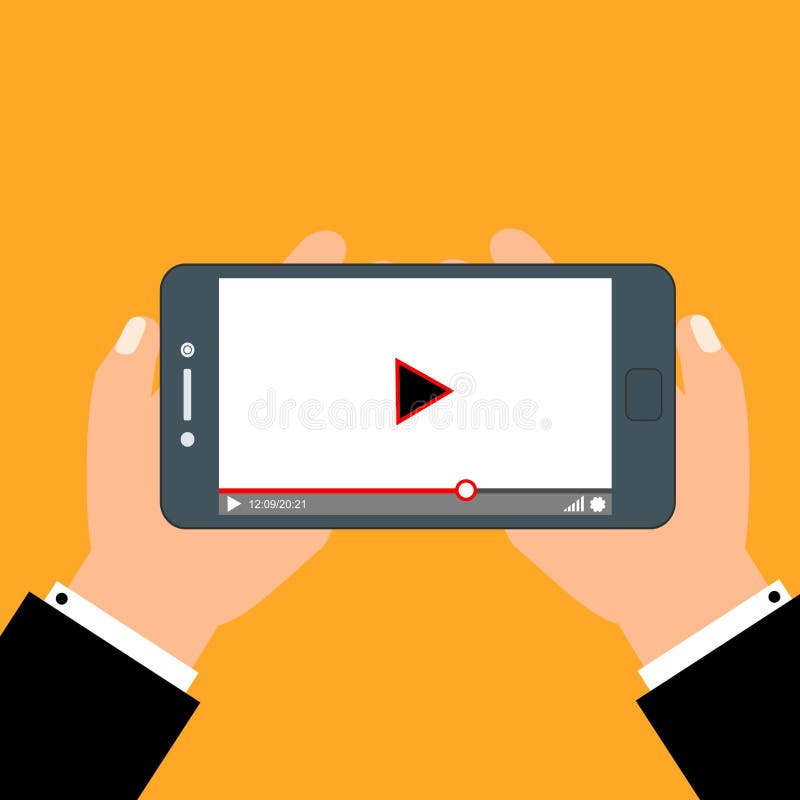 Video Tutorials, Study and Learning Concept. Vector Flat Illustration ...