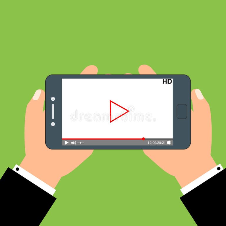 Video Tutorials, Study and Learning Concept. Vector Flat Illustration ...