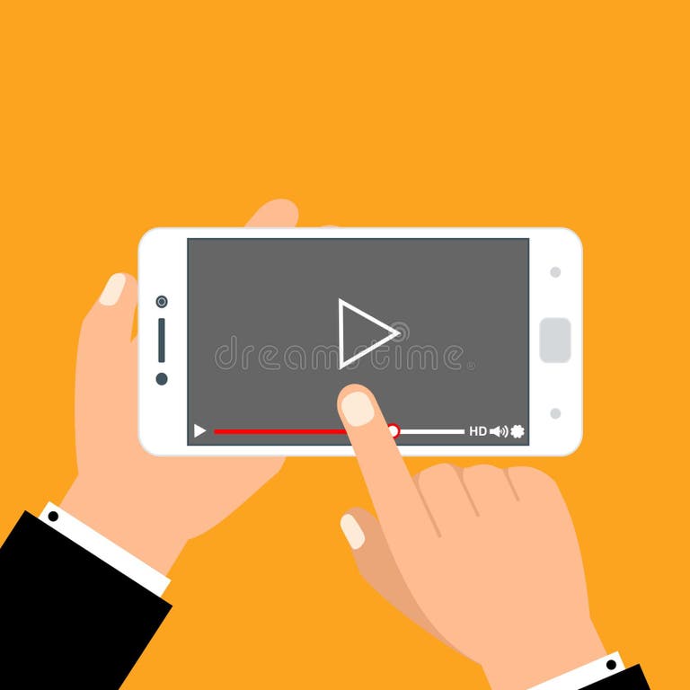 Video Tutorials, Study and Learning Concept. Vector Flat Illustration ...