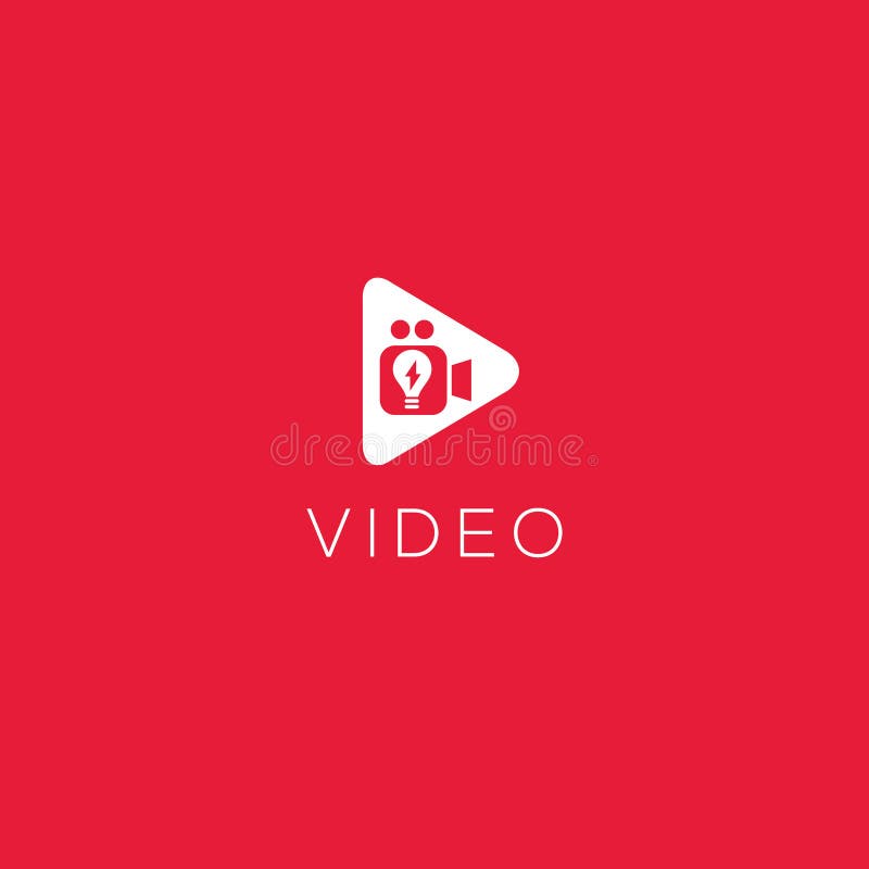 Video Vector Logo. Video Streaming Logo. Start Button Logo Stock Vector ...