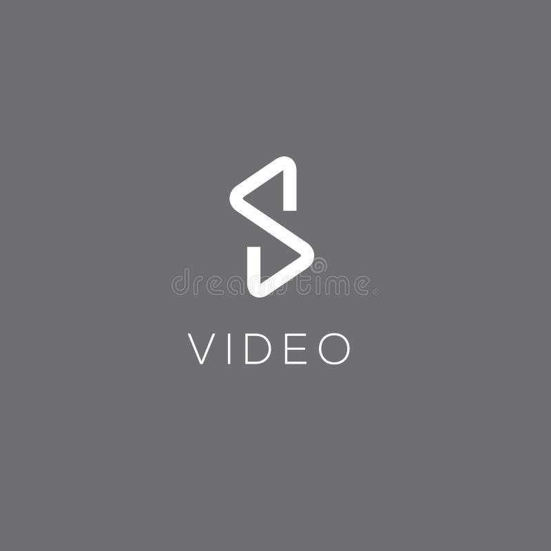 Video Vector Logo. Video Streaming Logo. Start Button Logo Stock Vector ...