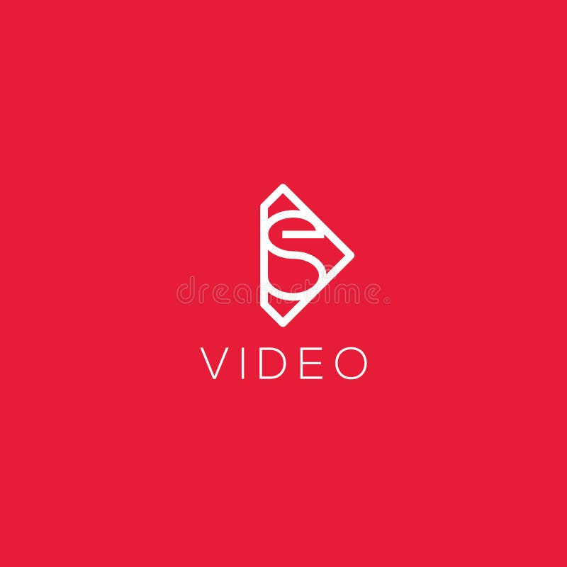 Video Vector Logo. Video Streaming Logo. Start Button Logo Stock Vector ...