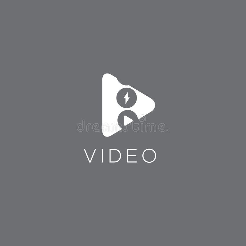 Video Vector Logo. Video Streaming Logo. Start Button Logo Stock Vector ...