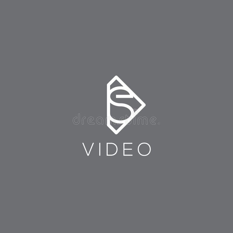 Video Vector Logo. Video Streaming Logo. Start Button Logo Stock Vector ...