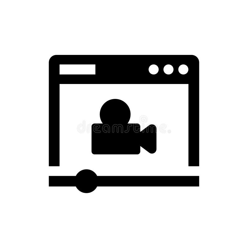 Video vlogging icon stock vector. Illustration of blog - 247600738