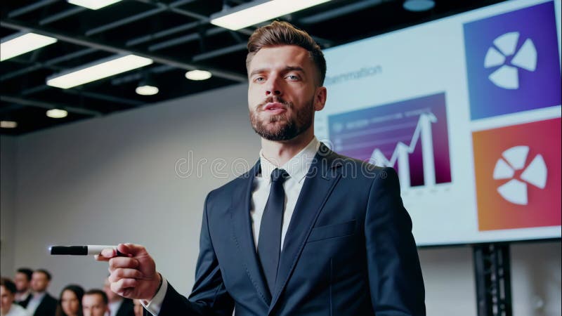 Behind the Conference Scene:the Core of Business Stock Video - Video of ...