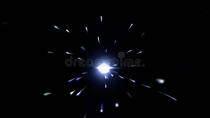 Dynamic Shock with Explosive Light Burst Stock Video - Video of ...