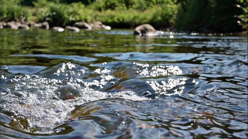 A Gentle Moment Echoed in Every Ripple and Reflection Stock Video ...